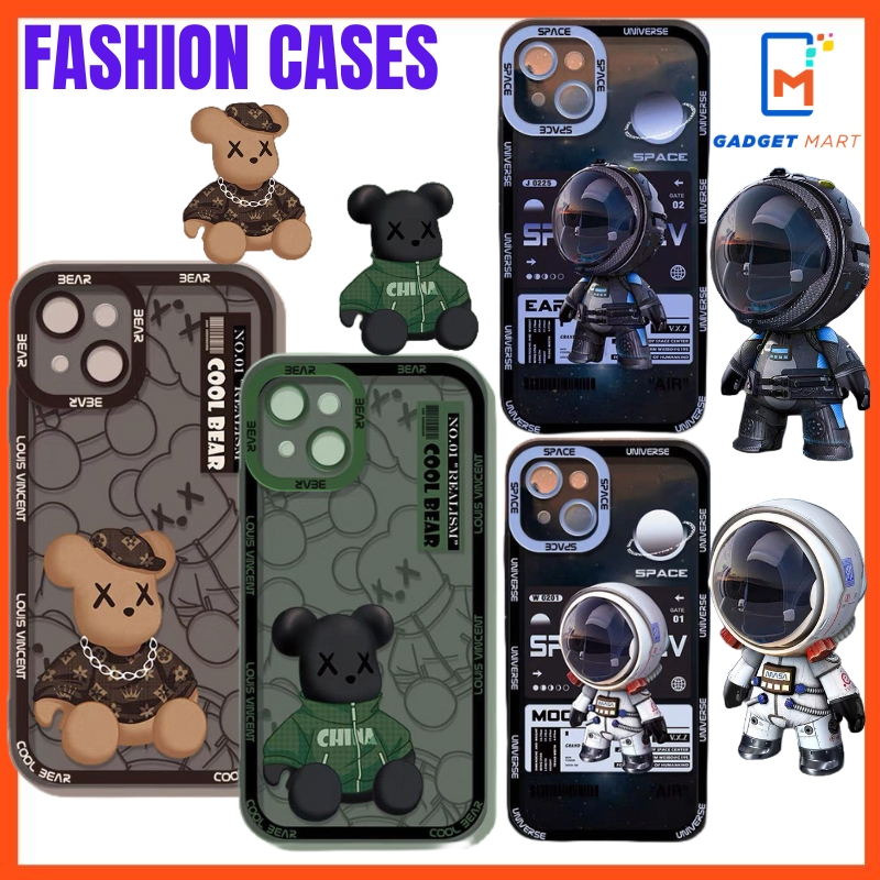 SAMSUNG A71 A51 A31 A21S A21 A11 Fashion Casing Astronaut Bear ...