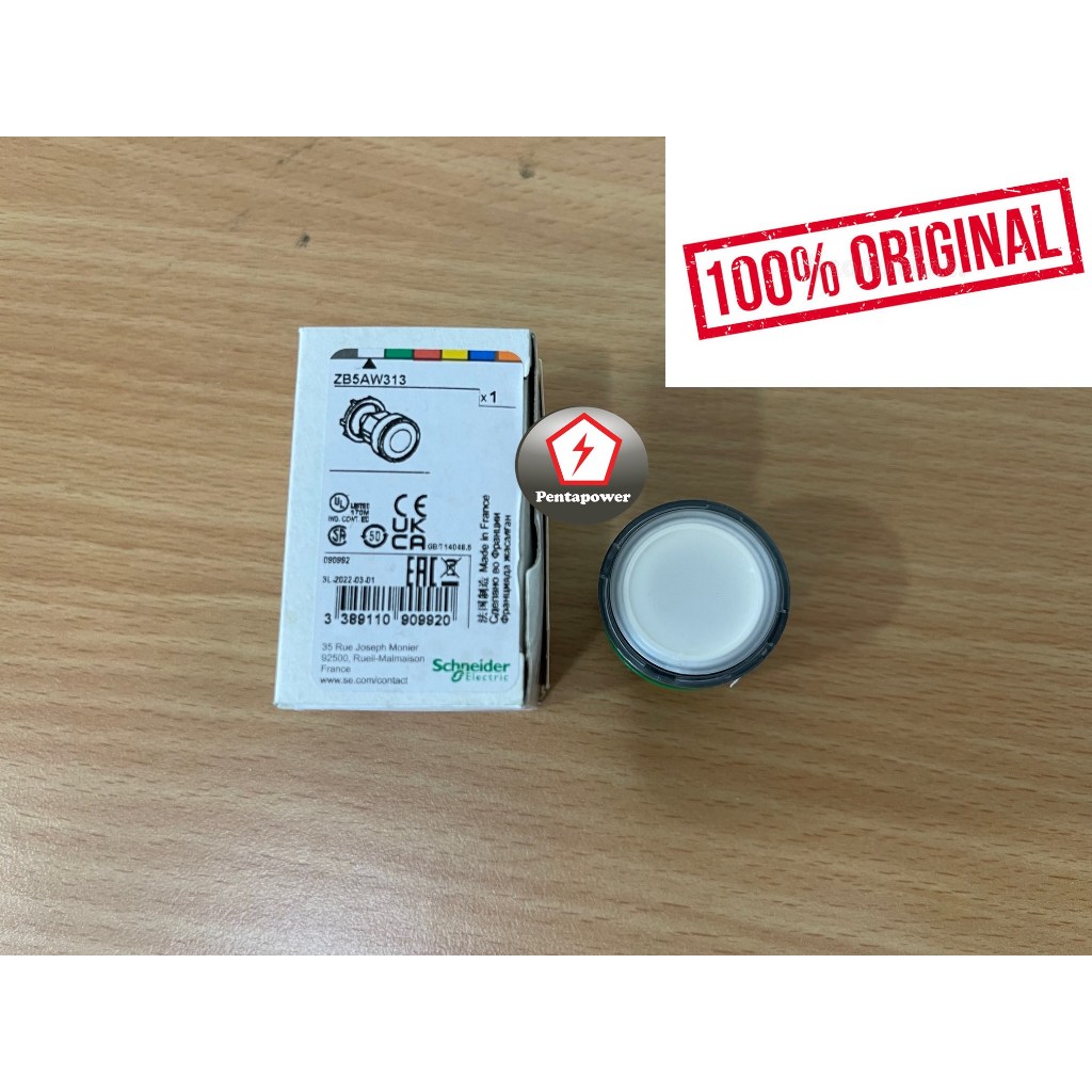 SCHNEIDER ZB5AW313 Head for illuminated push button, Harmony XB5 ...