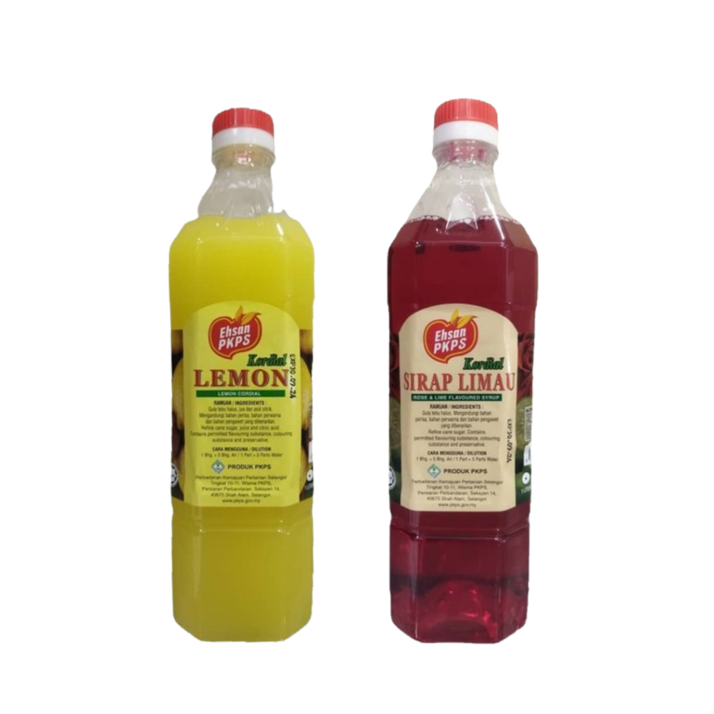 Kordial Sirap Limau dan Lemon (1 liter) | Shopee Malaysia