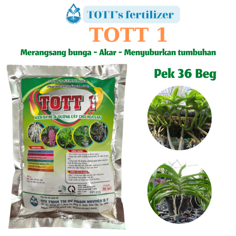 Baja Orkid Menyuburkan Tumbuhan dan Merangsang Pembungaan - Beg Jaring ...