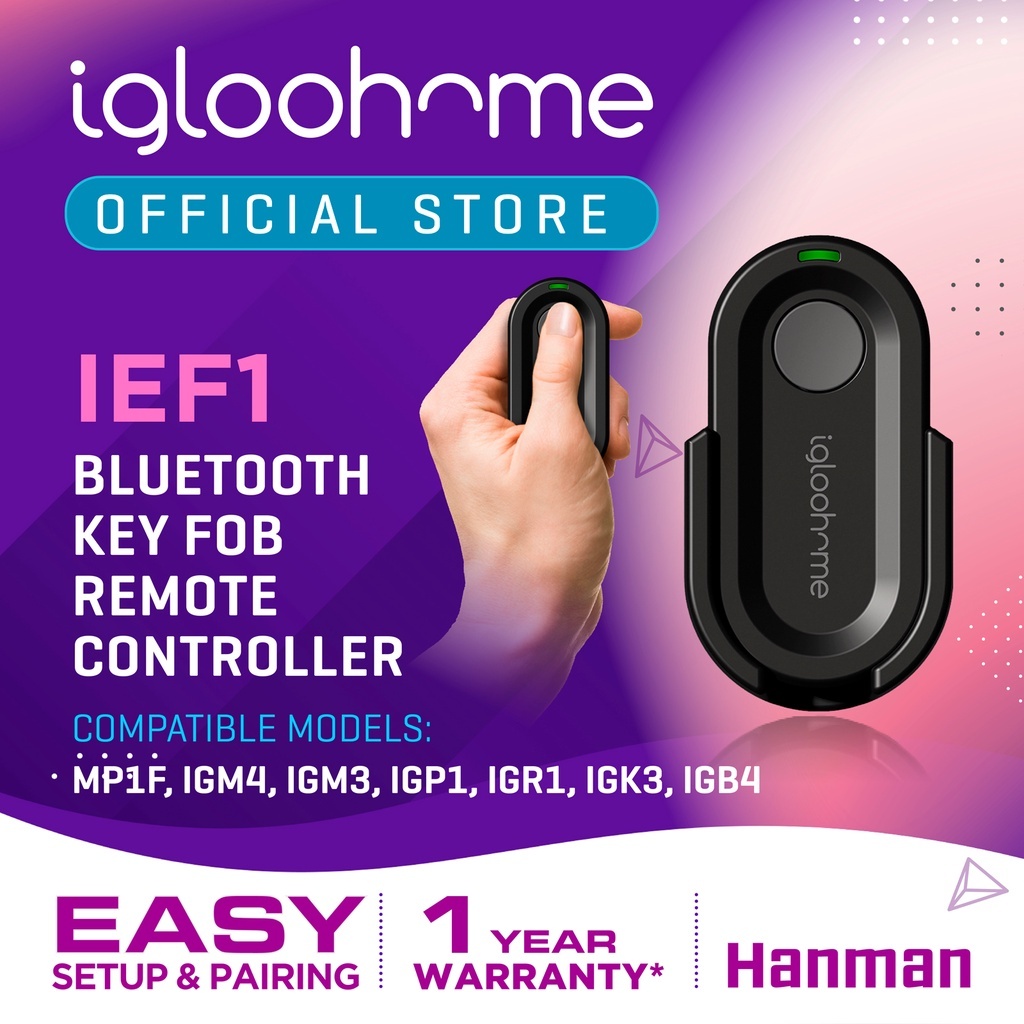 IEF1 - Bluetooth Keyfob igloohome remote controller | Shopee Malaysia