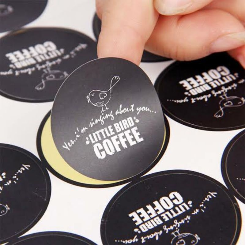 STRICKER LABEL PRODUK/STICKERMURAH, WARNA SOLID,PELBAGAI SIZE ...