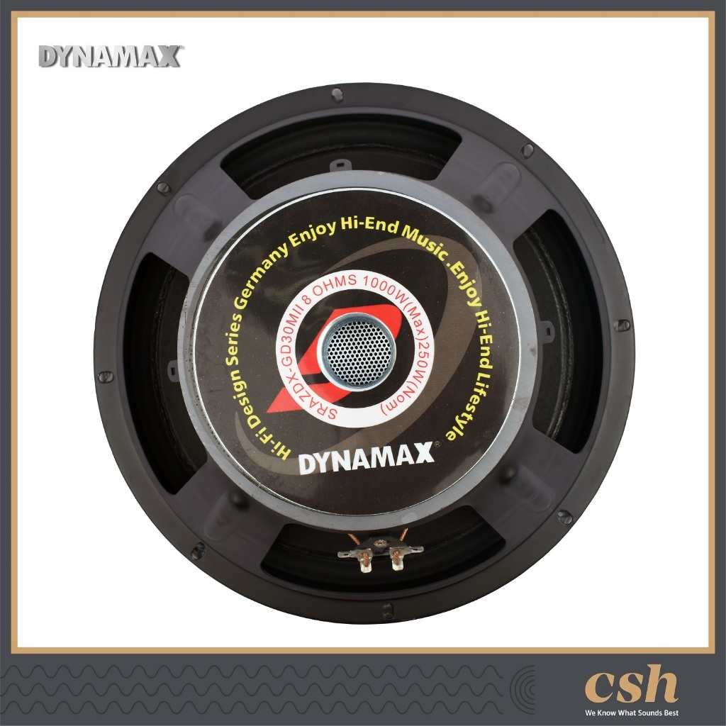 DYNAMAX GD30MII 12 inch 250W 8 ohm Woofer (1 pc) | Shopee Malaysia