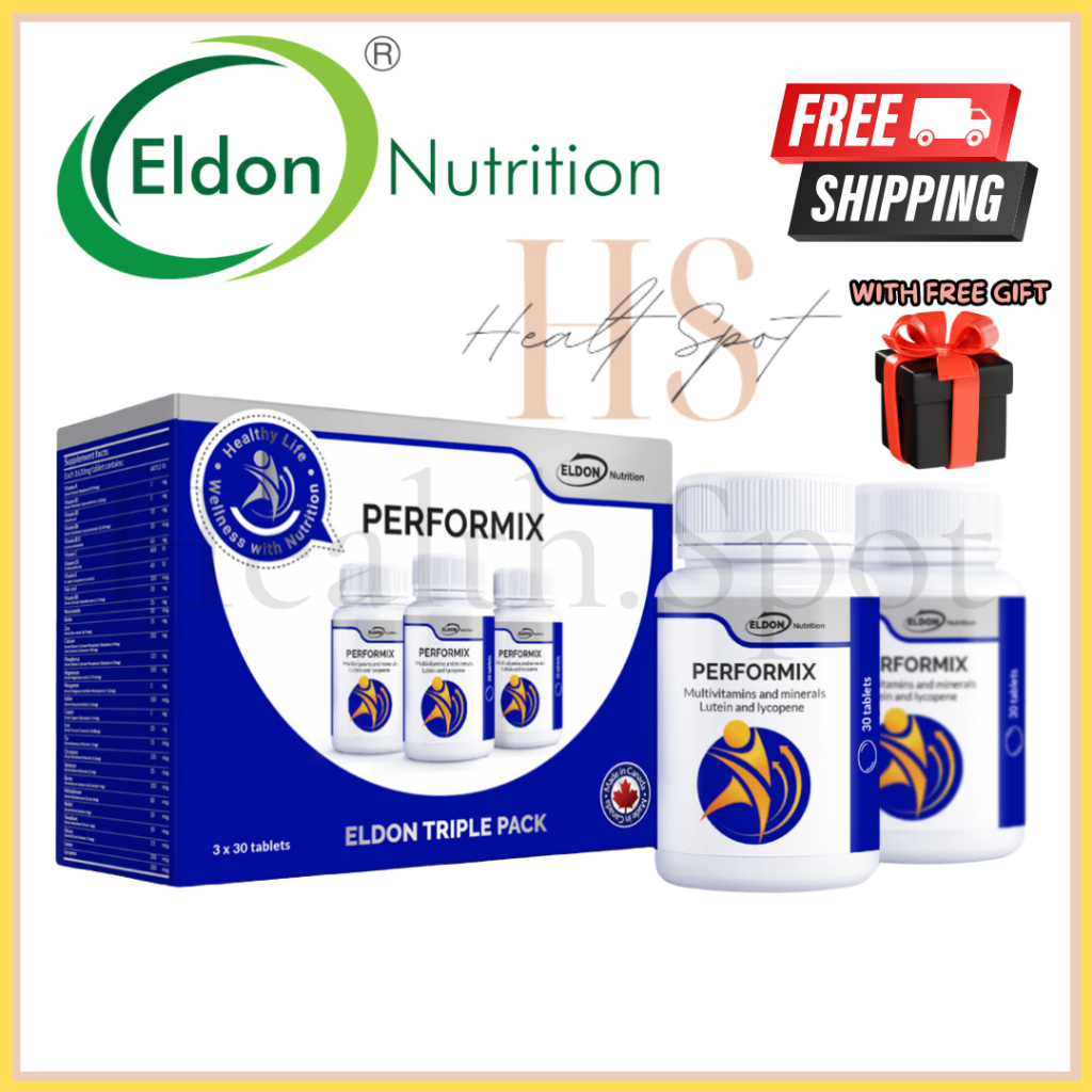 ELDON PERFORMIX MULTIVITAMIN & MINERAL 30's / 3X30's WITH 𝐅𝐑𝐄𝐄 𝐆𝐈𝐅𝐓 ...
