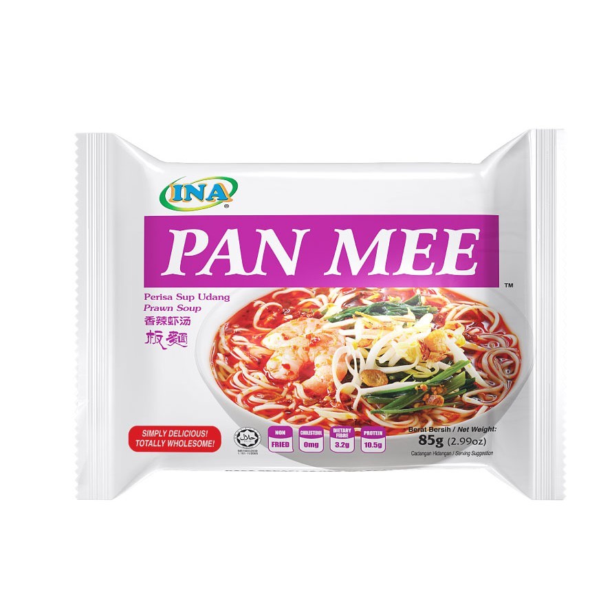 INA Pan Mee Instant Noodle ~ Prawn Soup Flavour (85g x 1 pack) | Shopee ...