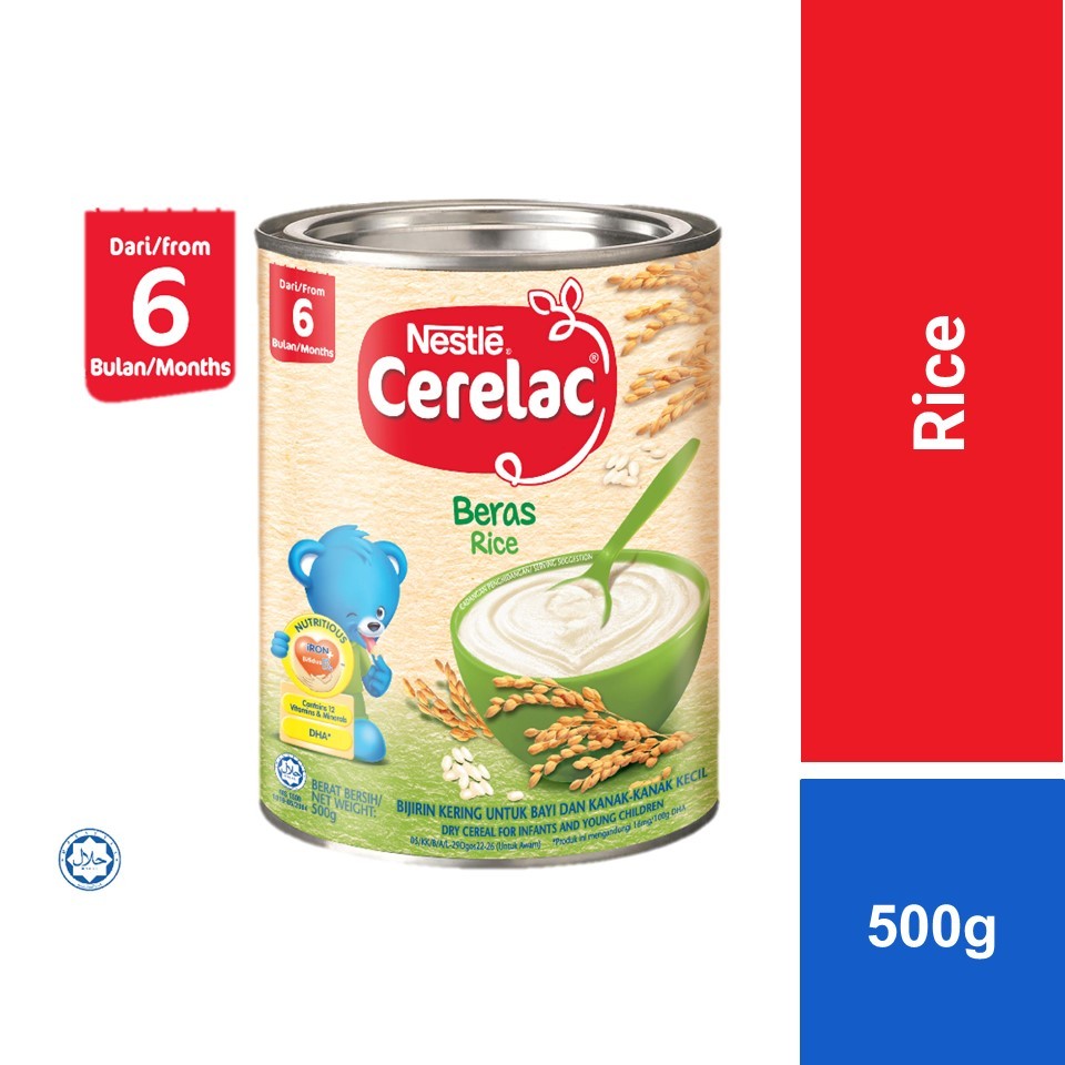 Nestle Cerelac Infant Cereals Rice (500g) | Shopee Malaysia