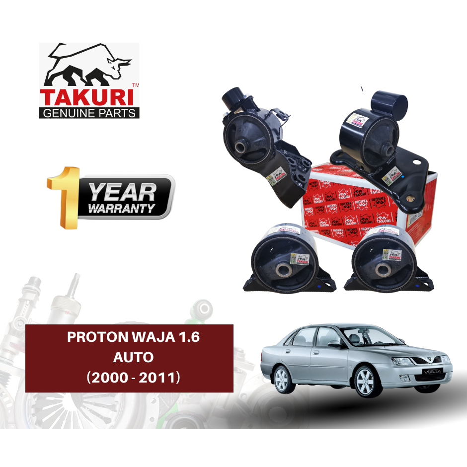 TAKURI PROTON WAJA/GEN2/PERSONA 1.3 1.6 AUTO/MANUAL (2000-2016) ENGINE MOUNTING SET | Shopee ...