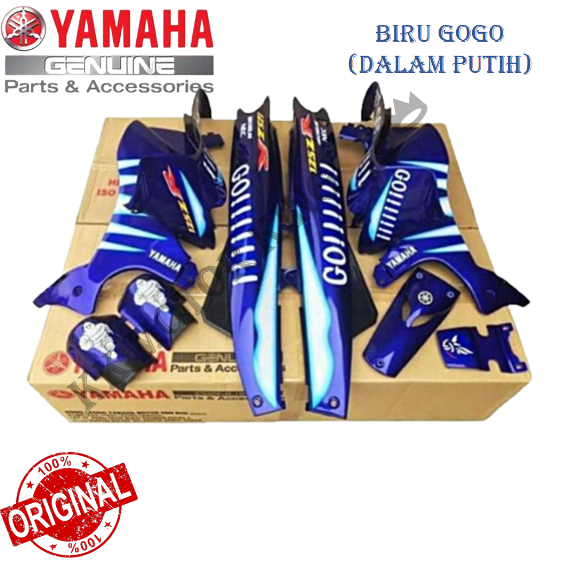 [DALAM PUTIH !!!] YAMAHA Y125 Y125ZR 125ZR COVERSET COVER SET BODY ...