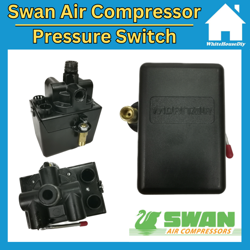 SWAN AIR COMPRESSOR ORIGINAL MORITAIR PRESSURE SWITCH 5 WAY For Swan ...