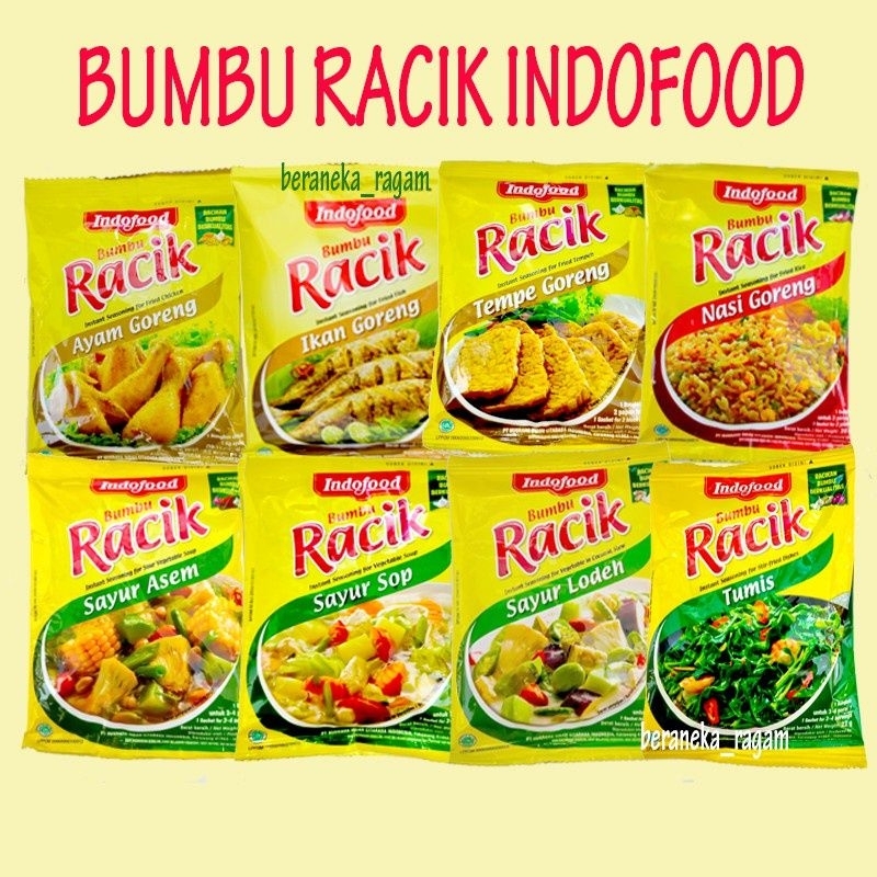 Indofood Racik Aneka Bumbu instant. | Shopee Malaysia