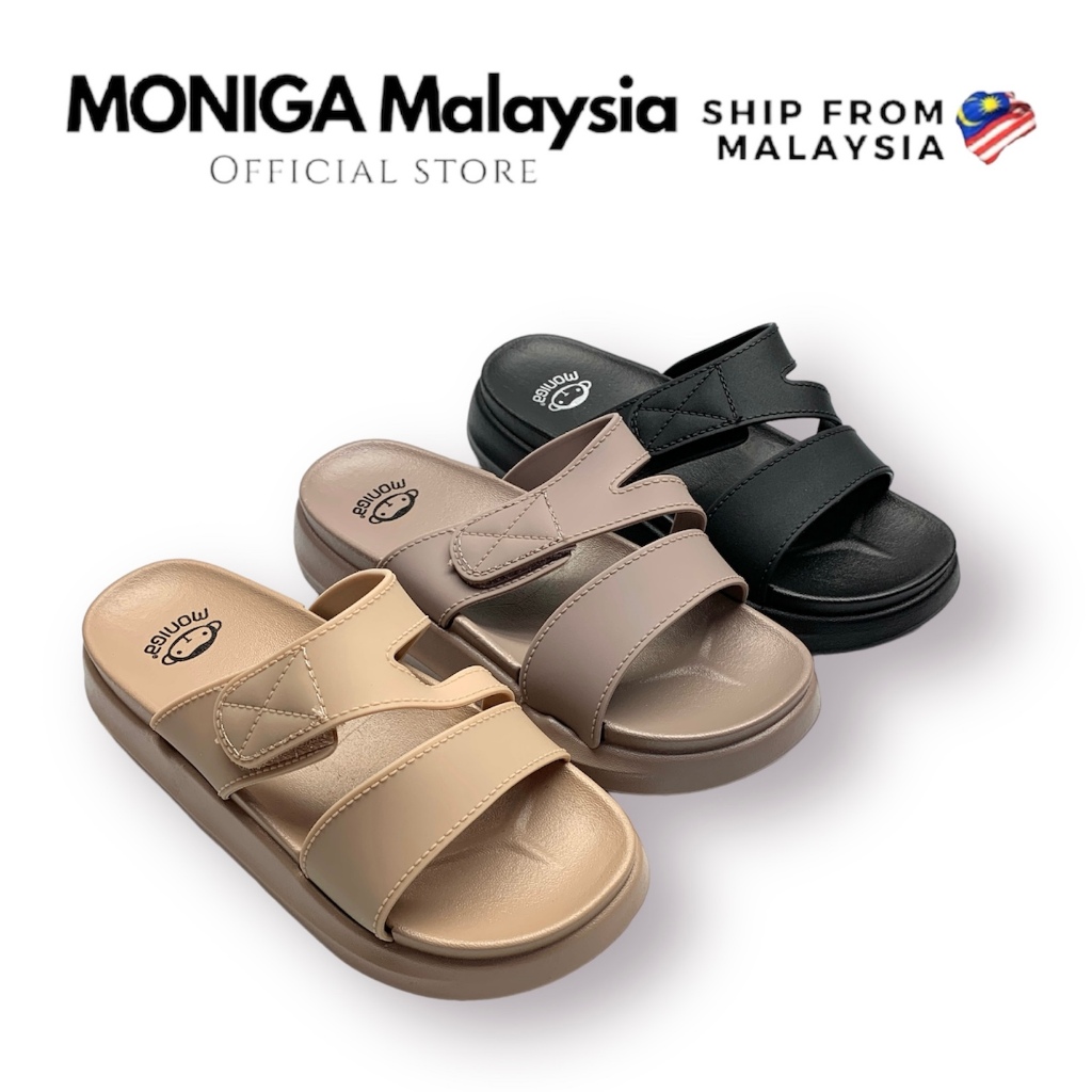 MONIGA KIDS - Sandal Budak Sole Lembut | Sliper Budak Pelbagai Warna ...
