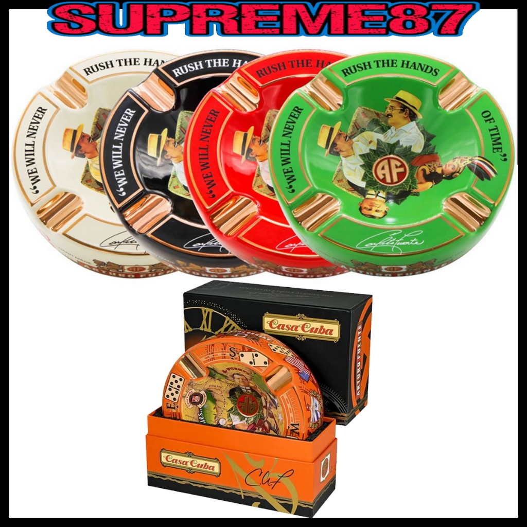 Cuba Ashtray Limited Edition Large 8.75" Arturo Fuente Porcelain ...