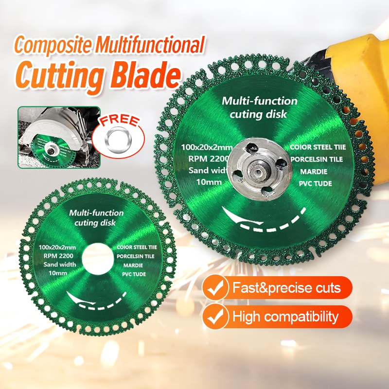 6 In 1 Diamond Cutting Disc Composite Multifunctional Saw Blade 100mm ...