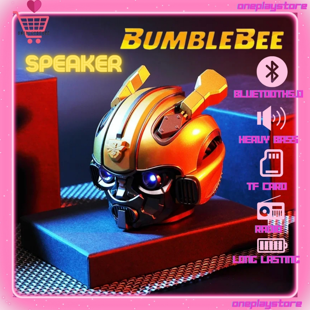 Bumblebee Helmet Wireless Bluetooth 5.0 Speaker With Fm Radio Support ...