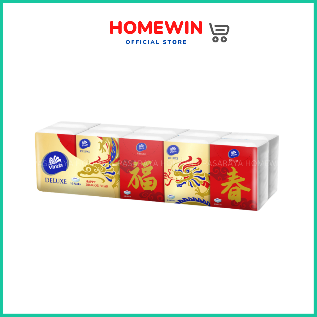 Vinda Deluxe Pocket Hanky Tissue (10 Packs x 8s) | Shopee Malaysia