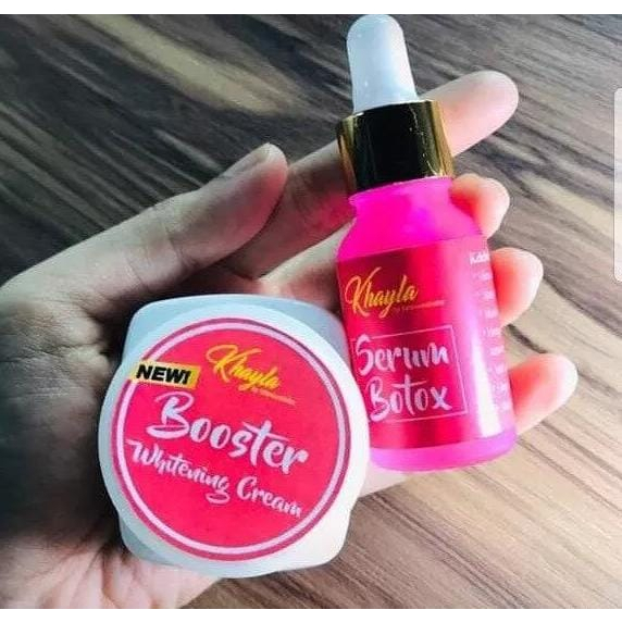 KHAYLA COMBO 2 IN 1 KHAYLA> SERUM BOTOX+ WHITENING BOOSTER PUTIH KAYLA ...