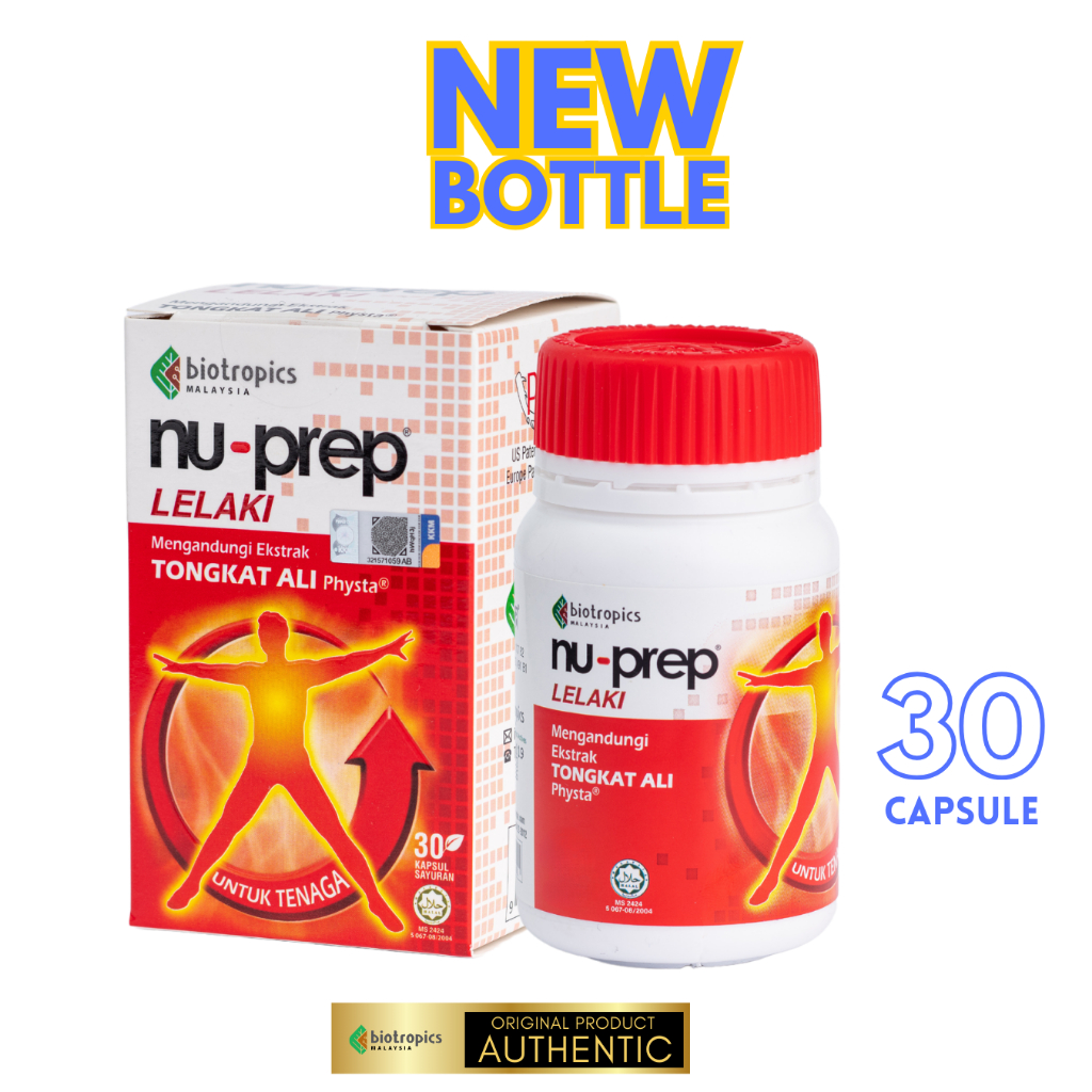 Biotropics Nu-Prep Lelaki Suplemen Kesihatan (30 Kapsul) | Shopee Malaysia