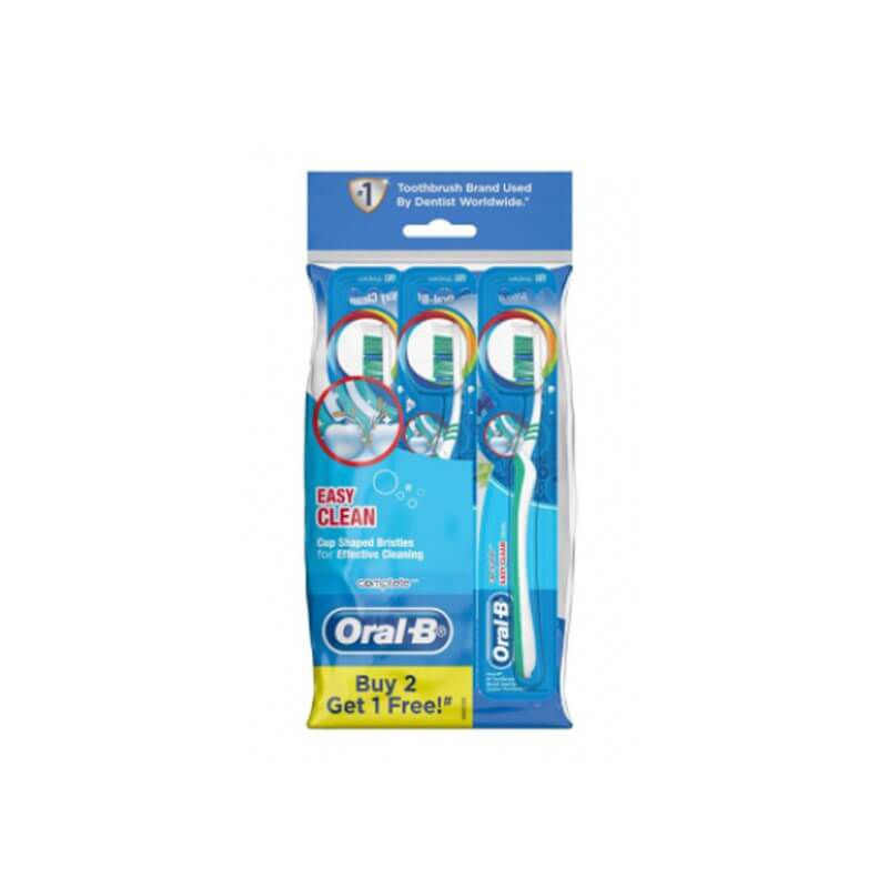 ORAL-B TOOTHBRUSH EASY CLEAN SOFT COMPLETE (BUY 2 GET 1 FREE) | Shopee ...