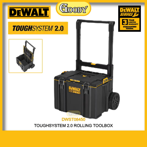 DEWALT DWST08450 Tough System 2.0 Rolling Toolbox / packout | Shopee ...