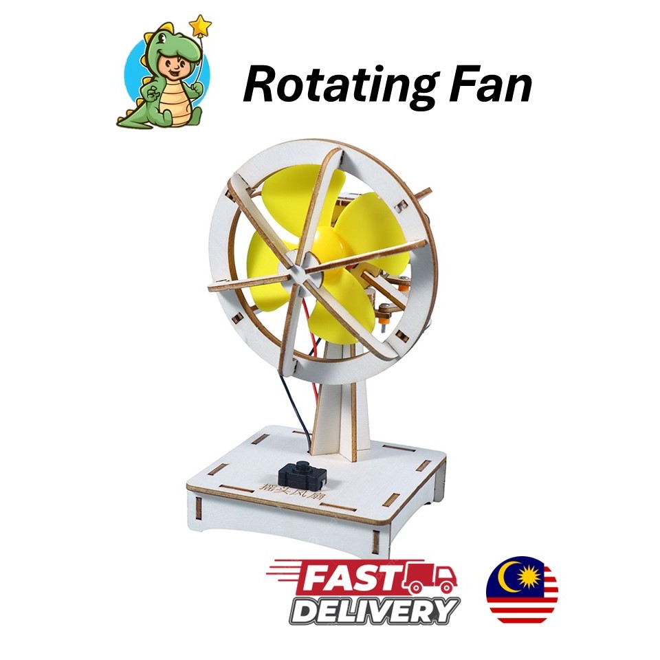 【Making Learning Fun】 Rotating Fan 3D STEM RBT Toys Robotic Science ...