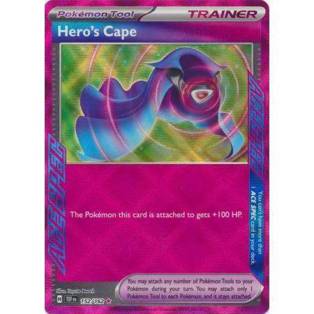 POKEMON TCG Hero's Cape - 152/162 - Ace Rare Scarlet & Violet: Temporal ...