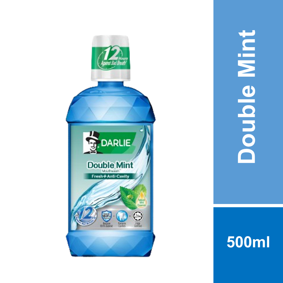 Darlie Mouthwash Double Mint 500ml | Shopee Malaysia