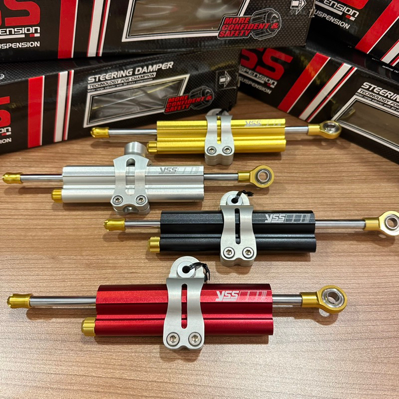 100%ORIGINAL YSS STEERING DAMPER ONLY YSS 75mm 100% MADE IN THAILAND Y15 Y16 LC135 RXZ XMAX MT09 ...