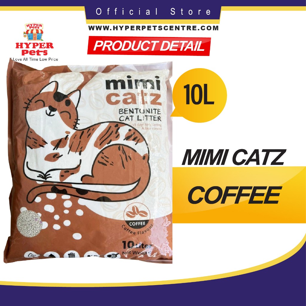 MIMI CATZ. CAT. BENTONITE LITTER. 10L. BEST BUY. (LITTER CAT) | Shopee ...