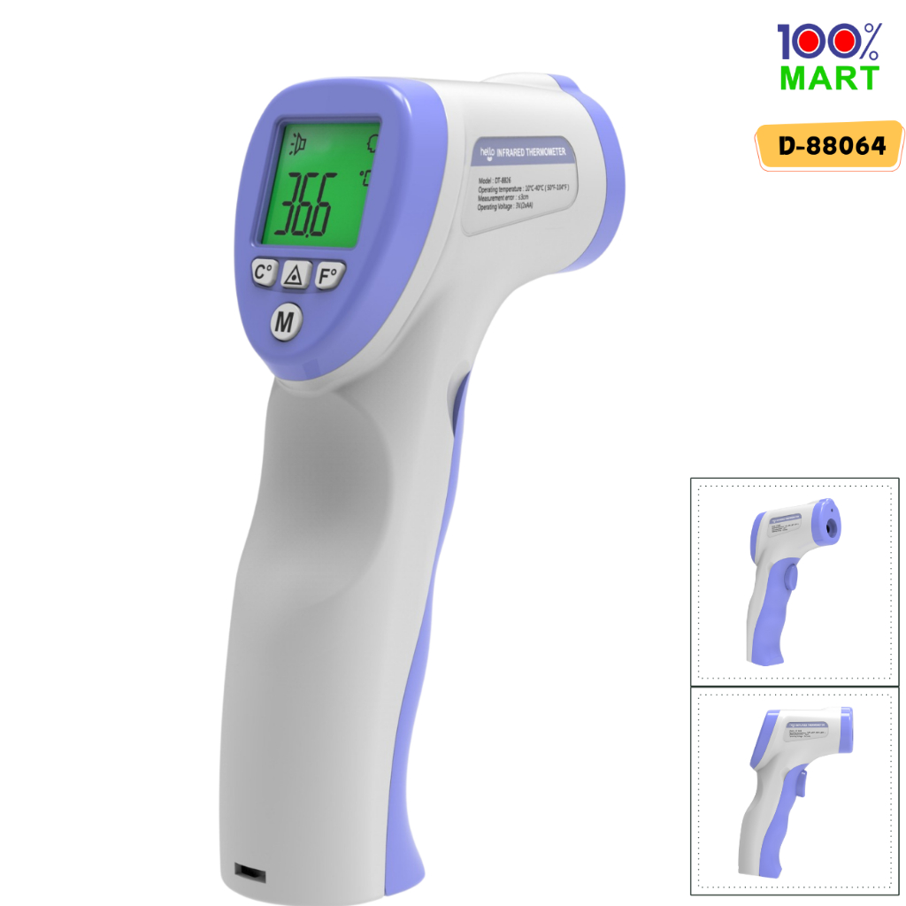[100% Mart] Thermometer Gun 温度枪 测温枪 D-88064 | Shopee Malaysia