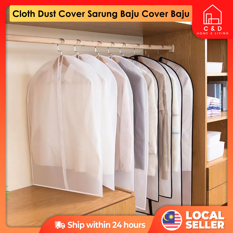 Plastik Baju Cover Baju Gantung Clothes Dust Cover Garment Bag Plastic ...
