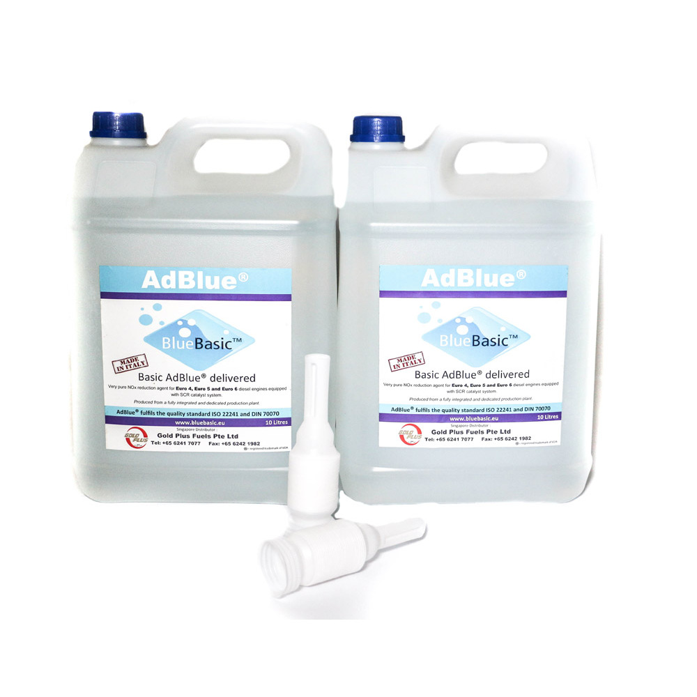 AdBlue or Diesel Exhaust Fluid (DEF) - BlueBasic AdBlue (2*10 liters) - Suitable for All Diesel ...