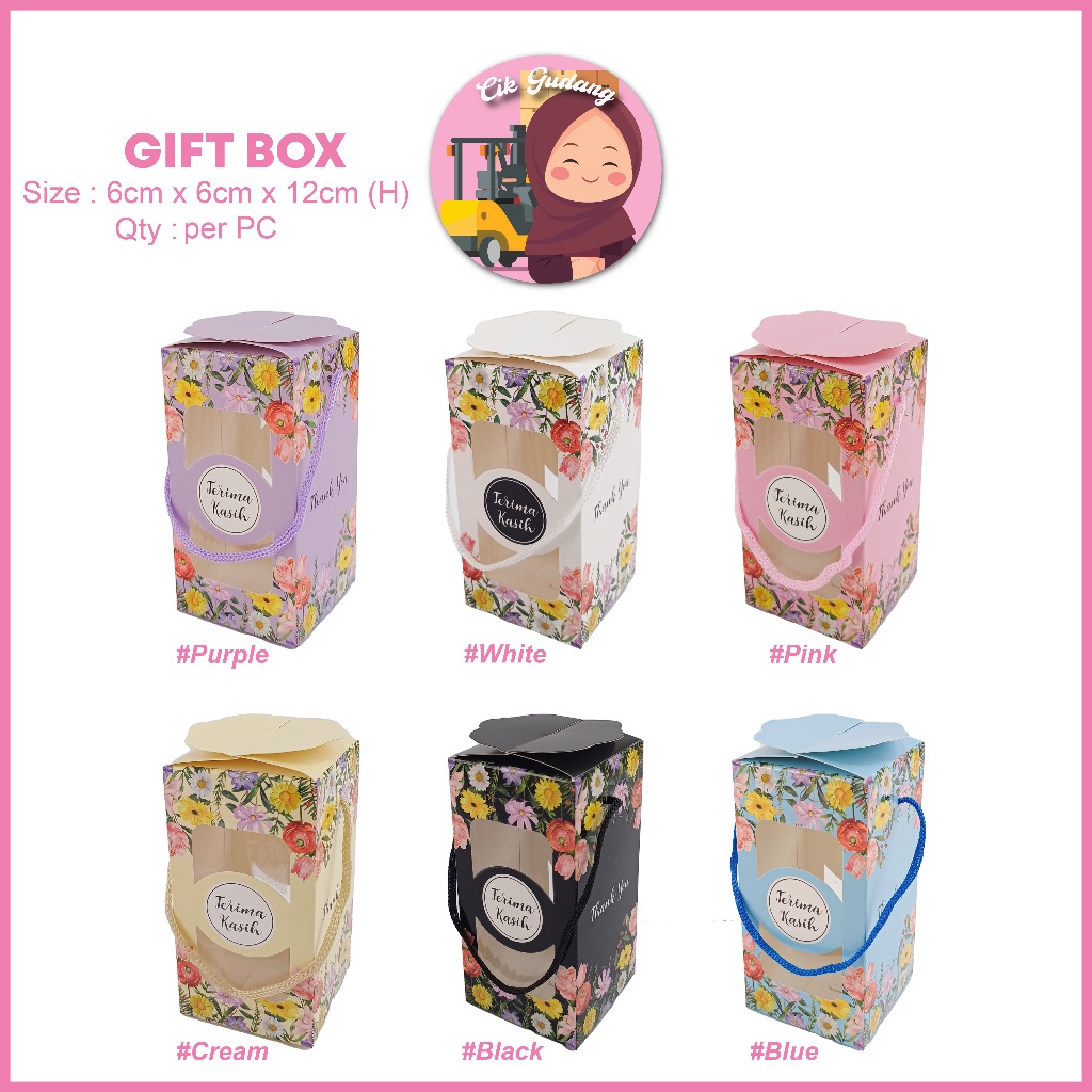 Kotak Doorgift Thank You Terima Kasih dengan Pemegang | Gift Box ...