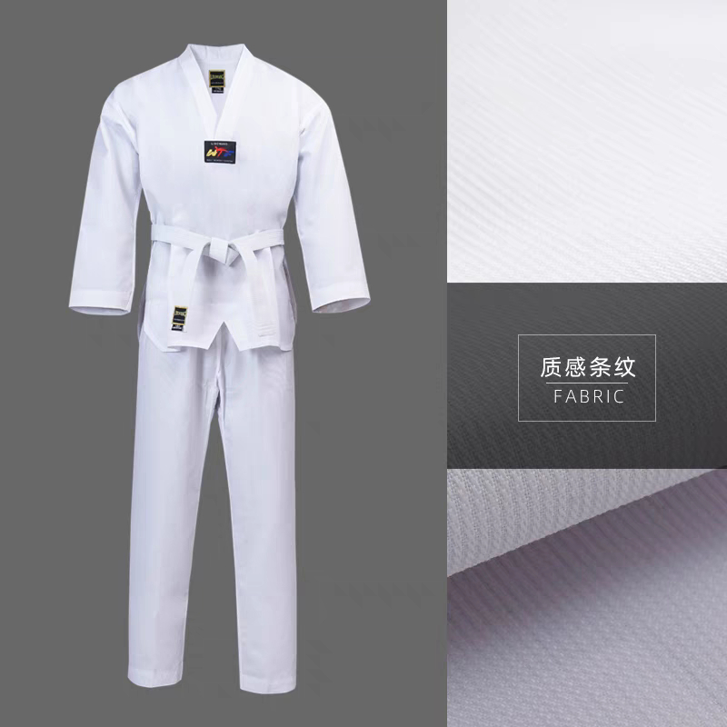 WTF Taekwondo Dobok Uniform Training baju Taekwondo (Color Belt Uniform ...
