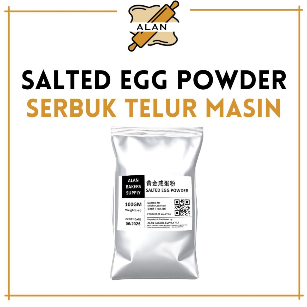 SALTED EGG POWDER | SERBUK TELUR MASIN | 咸蛋粉 100GM | Shopee Malaysia
