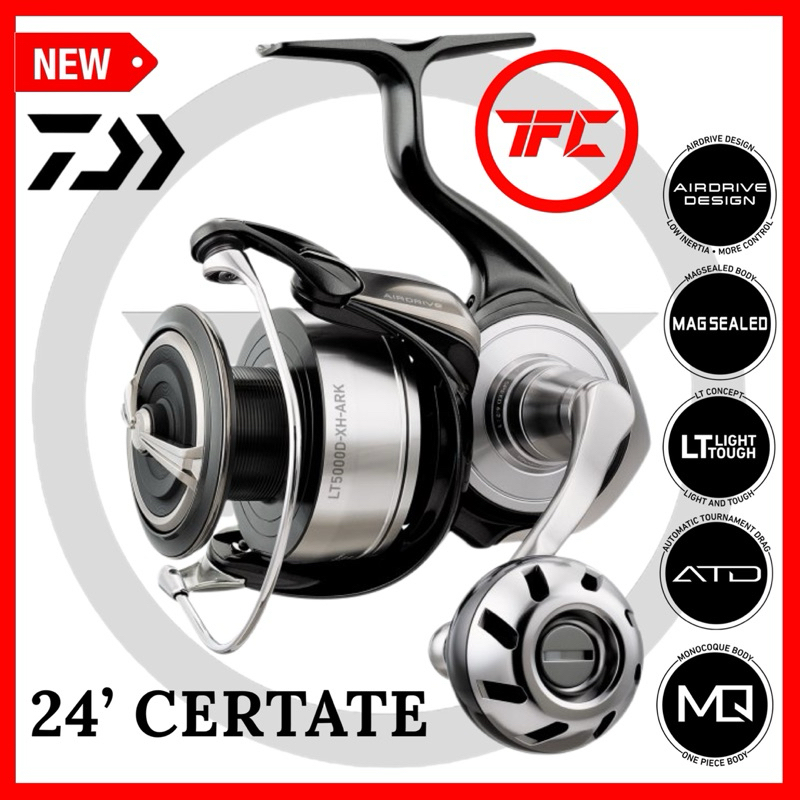2024 New 24’ DAIWA CERTATE (G) LT ARK Spinning Fishing Reel SW ...