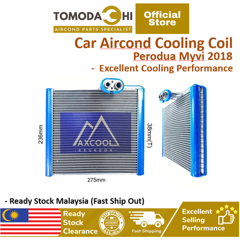 TOMODACHI Car Aircond Parts Cooling Coil Condenser Tangki Ekon Perodua ...