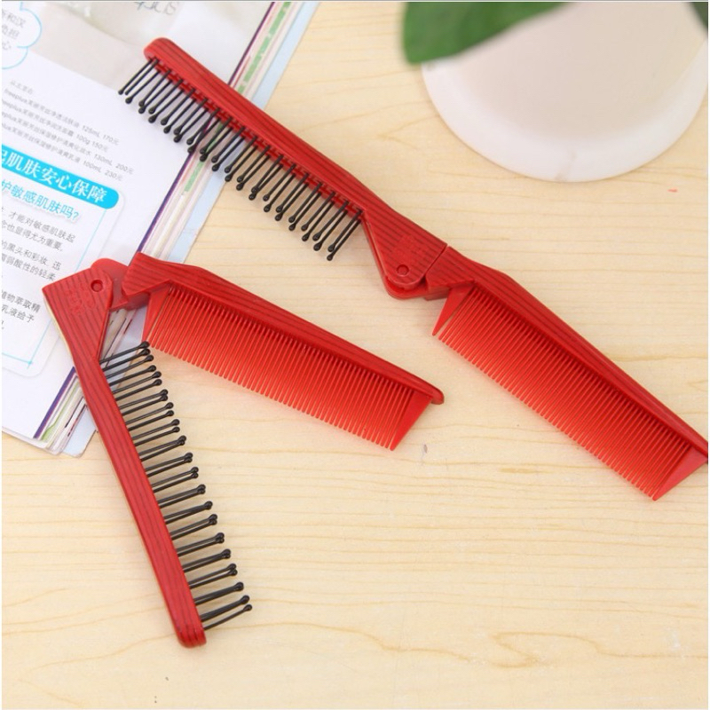 【Ready Stock】折叠梳子/Folding Comb Pattern Braided Hair Distribution Line ...