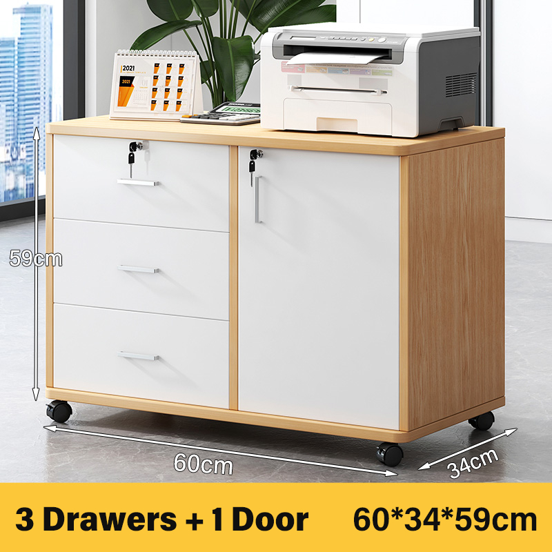 MT Office File cabinet Move Drawer Cabinet Woodiness Locked Storage ...