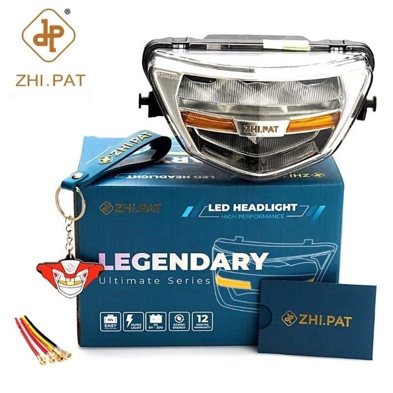 YAMAHA 125zr 125z 100% ORIGINAL VIETNAM ZHIPAT LED HEADLIGHTS LED HEAD LAMP LED LAMPU DEPAN ...