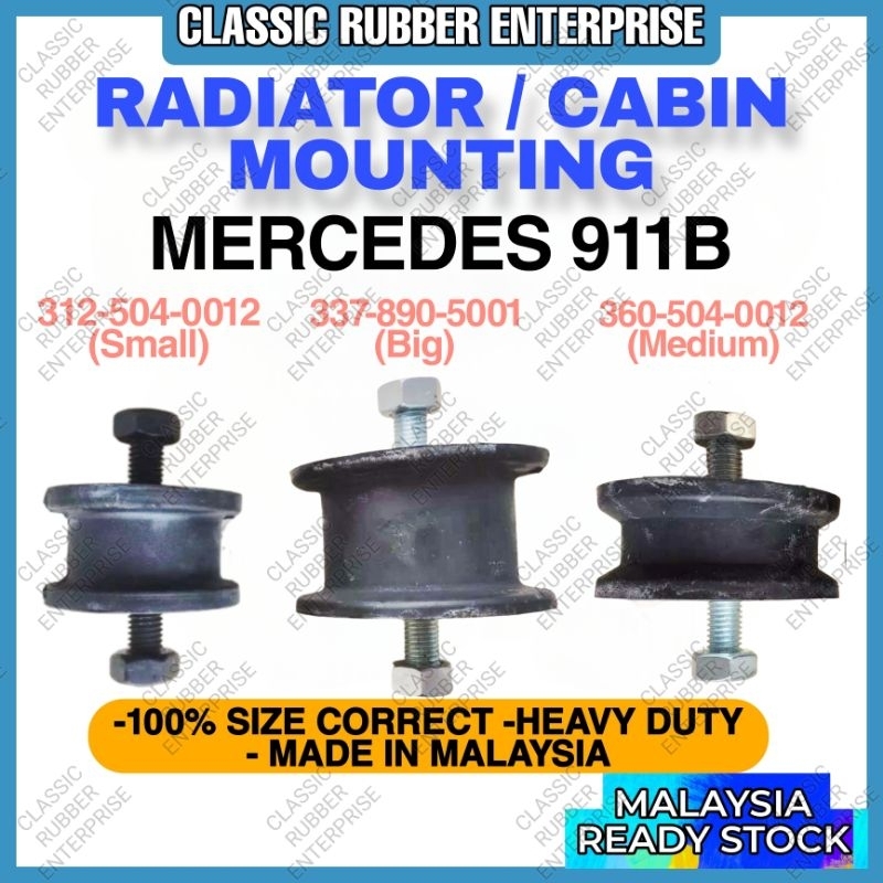 MERCEDES BENZ 911B MB TRUCK Radiator Bush / Radiator Rubber Mounting ...
