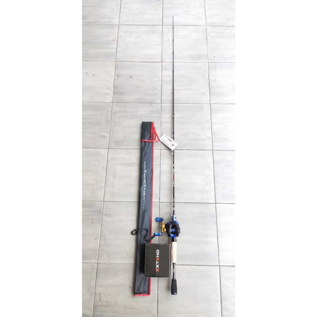 EXTEND SHARK 8 SERIES BC COMBO SET (ROD + REEL) | Shopee Malaysia