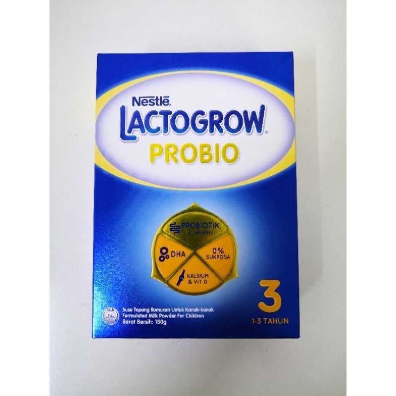 Nestle Lactogrow Probio 3 (1-3 Tahun) 150g exp: 08/2025 [SAMPLE PACK ...