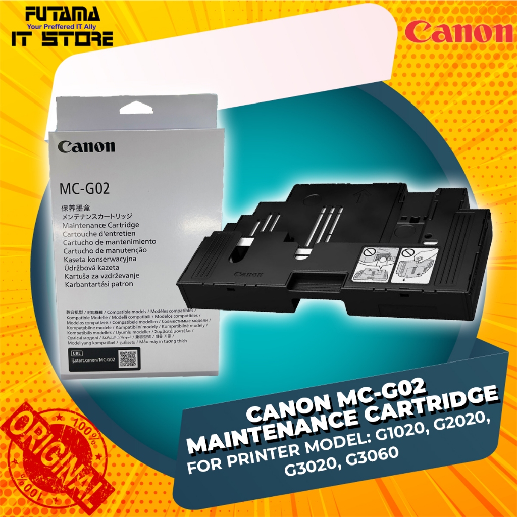 Canon MC-G02 Maintenance Cartridge - for Canon printer model: G1020/G2020/G3020/G3060 [Absorber ...