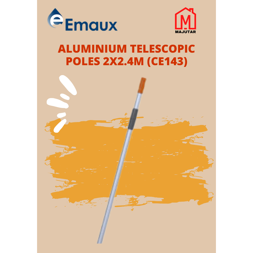 Emaux (CE143) Professional Telescopic Pole. | Shopee Malaysia