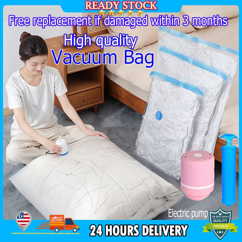 Vacuum Bag Thicken Resealable Travel Storage Bag Save space Vacuum ...
