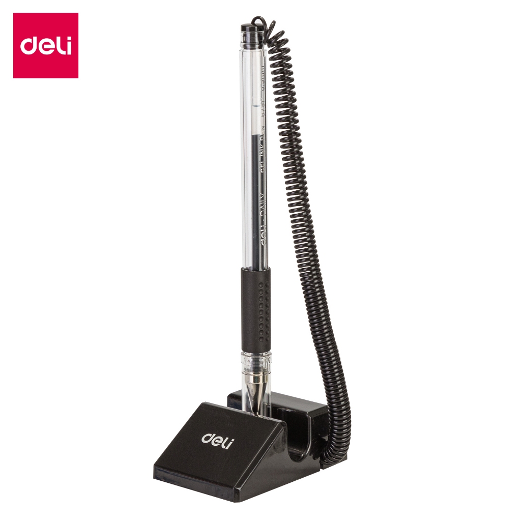 Deli 6791 Counter Pen/Desk Pen /Stop Pen Tip 0.5mm Black | Shopee Malaysia