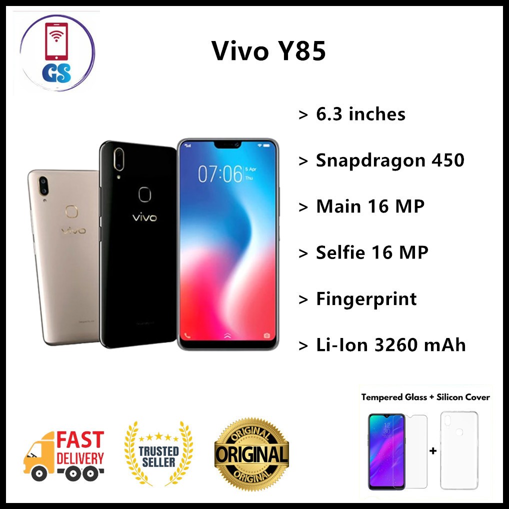 VIVO Y85 / Y81 - 6GB RAM + 128GB ROM - Original Smartphone Free Full ...