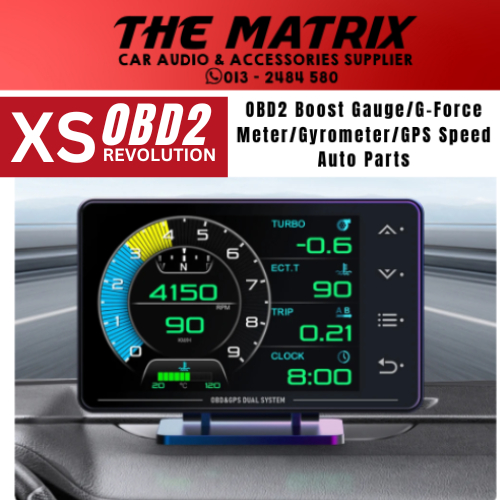 XS Revolution - OBD2 Boost gauge/G-force meter/Gyrometer/GPS Speedo ...