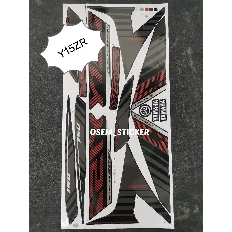 STICKER BATMAN SPORT BONUS/MR3/KRISS/EX5/EX5 FI/NOUVO LC/LAGENDA 115 ...