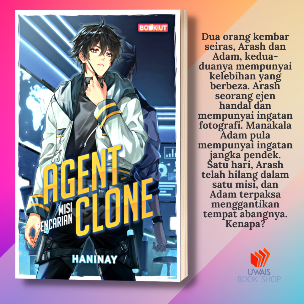 Novel Remaja Bookiut: Agent Clone: Misi Pencarian oleh Haninay | Shopee Malaysia